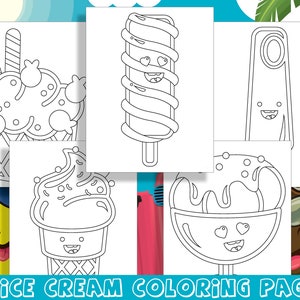 Sweet Treats: 15 Delicious Ice Cream Coloring Pages for Kids High ...