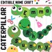 Caterpillar Name Craft Activity: Back to School Bulletin Board, 20 ...