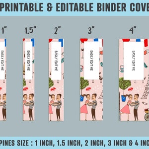 Travel to World, Cultural Travel Binder Cover, 10 Printable & Editable ...