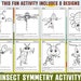 Insect Symmetry Worksheet, Insect Theme Lines of Symmetry Activity, 24 ...