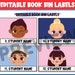 Editable Book Bin Numbers & Labels: 16 Customizable Designs for Perfect ...