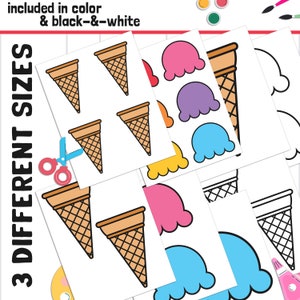 Summer Ice Cream Name Craft Activity: Back to School Bulletin Board, 59 ...