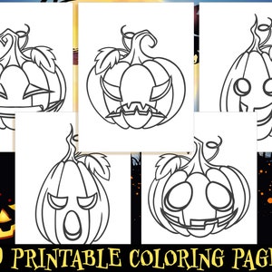 Pumpkin Coloring Pages, 20 Pumpkin Coloring Sheets for Kids, Boys ...