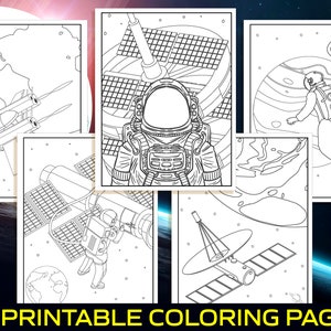 Space Coloring Pages 40 Printable Space Coloring Pages for Kids, Boys ...