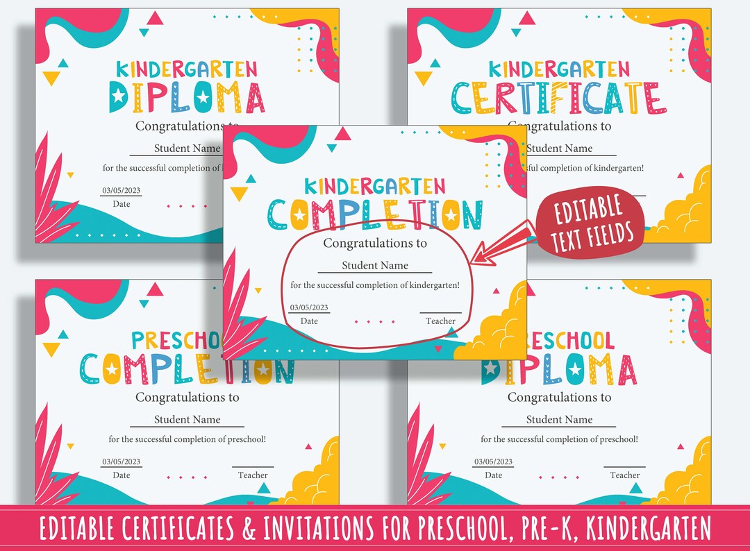 Editable Award Certificates, Star Student Certificate, End of the Year ...