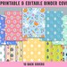 Easter Binder Cover, 10 Printable/editable Binder Covers Spines, Easter ...