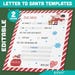 Printable Magical Kids Letter to Santa Kit: 2 Enchanting Designs, Fill ...