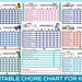 Chore Champions: 8 Fun and Editable Chore Charts for Kids Ages 3-7 ...