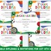 Editable 5th Grade Certificate, 1st to 8th Grade Diploma, Certificate ...