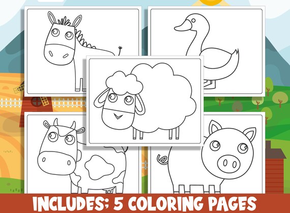 Sheep Farm Animals Easy Drawing How To Draw A Sheep Farm Animals