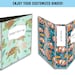 Sea Life Pattern Binder Cover, 10 Printable/editable Binder Covers ...