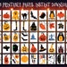 Spooktacular Halloween Craft: 45 High-res Printable Hanging Decorations ...