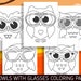 20 Adorable Owl With Glasses Coloring Pages for Preschool, Kindergarten ...