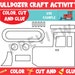Bulldozer Craft Activity - Color, Cut, and Glue for Prek to 2nd Grade ...