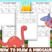 Learn How to Draw a Dinosaur, Directed Drawing Step by Step Tutorial ...