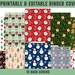 Christmas Planner Cover, 10 Printable & Editable Binder Coversspines ...