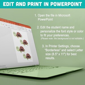 Editable Locker Labels (cubby Name Tags), Sea Animal Themed – 10 ...