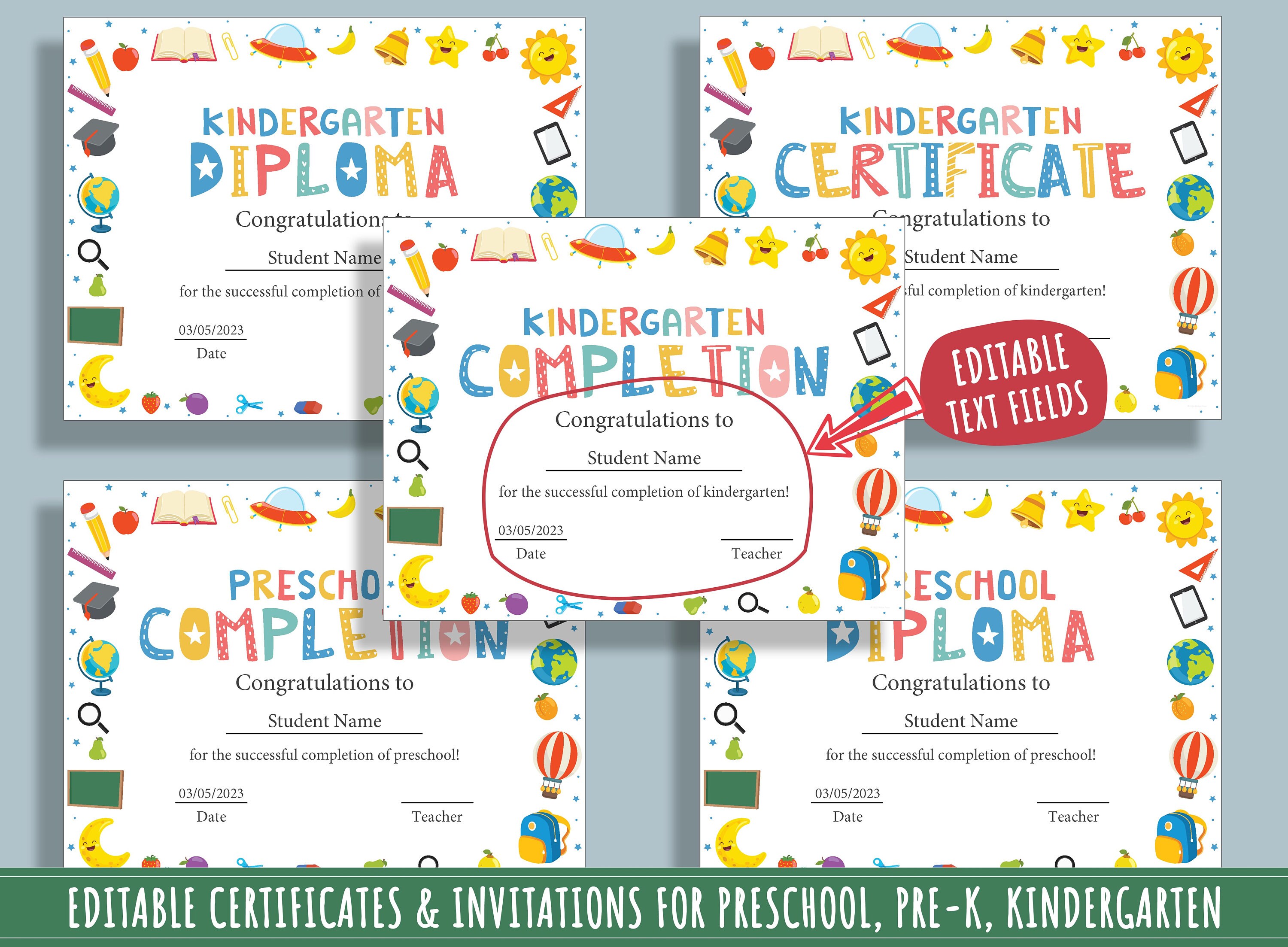 Fun and Creative Certificate Diploma and Invitation - Etsy