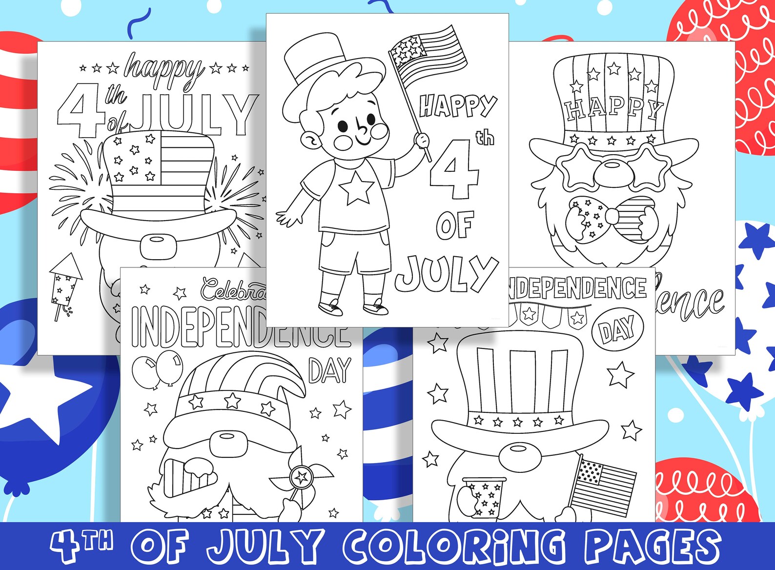 15 Patriotic Coloring Pages to Celebrate the 4th of July: Independence ...