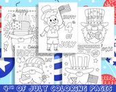 15 Patriotic Coloring Pages to Celebrate the 4th of July: - Etsy