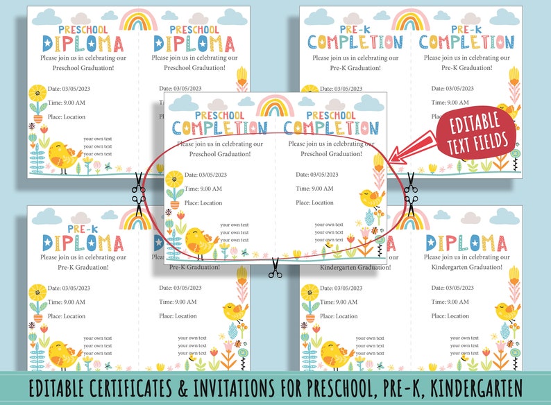 Diplomas Certificates and Graduation Invitations for - Etsy