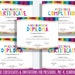 Editable Preschool Awards, Completion Certificates, Diplomas, and ...