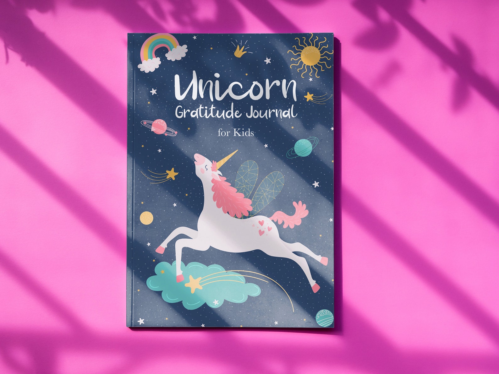 Unicorn Gratitude Journal for Kids/girls. Printable PDF in A4 - Etsy