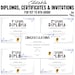 Printable 5th Grade Diplomas, Editable Certificates for 1st-8th Grades ...