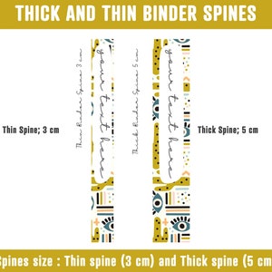 Powerpoint Binder Covers, 10 Printable/editable Flat Abstract Doodle ...