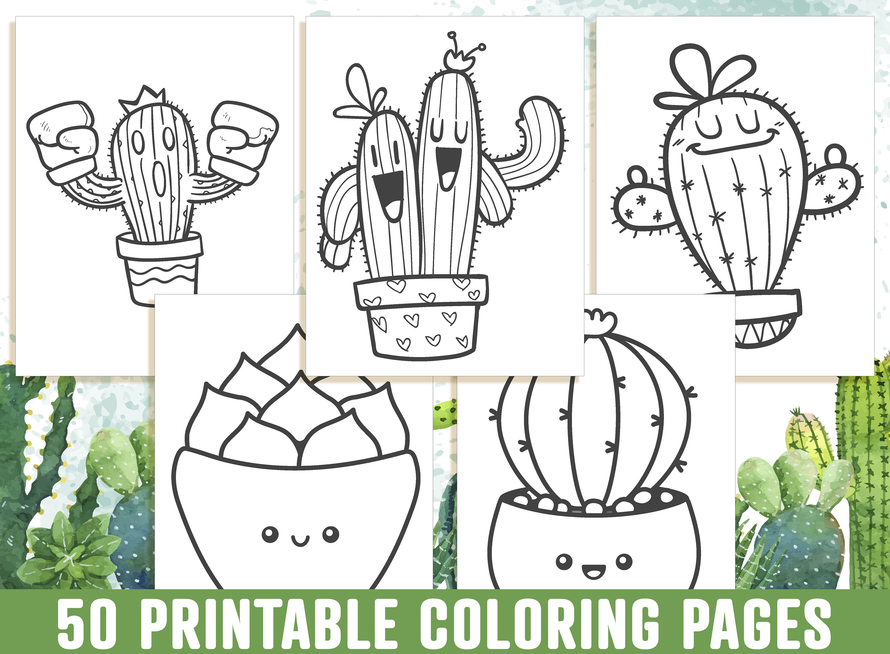 Printable Cactus Coloring Pages For Kids Cool2bkids 236x305