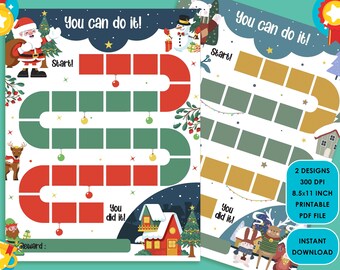 Santa Behavior Chart - Etsy