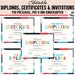 Editable End of the Year Certificates, Diplomas & Invitations for ...