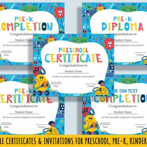 Little Learner's Diploma, Certificate, Invitation Collection: 37 ...
