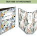 Floral Binder Cover 10 Printable/editable Coversspines - Etsy