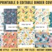 Abstract Planner Cover 10 Printable & Editable Binder - Etsy
