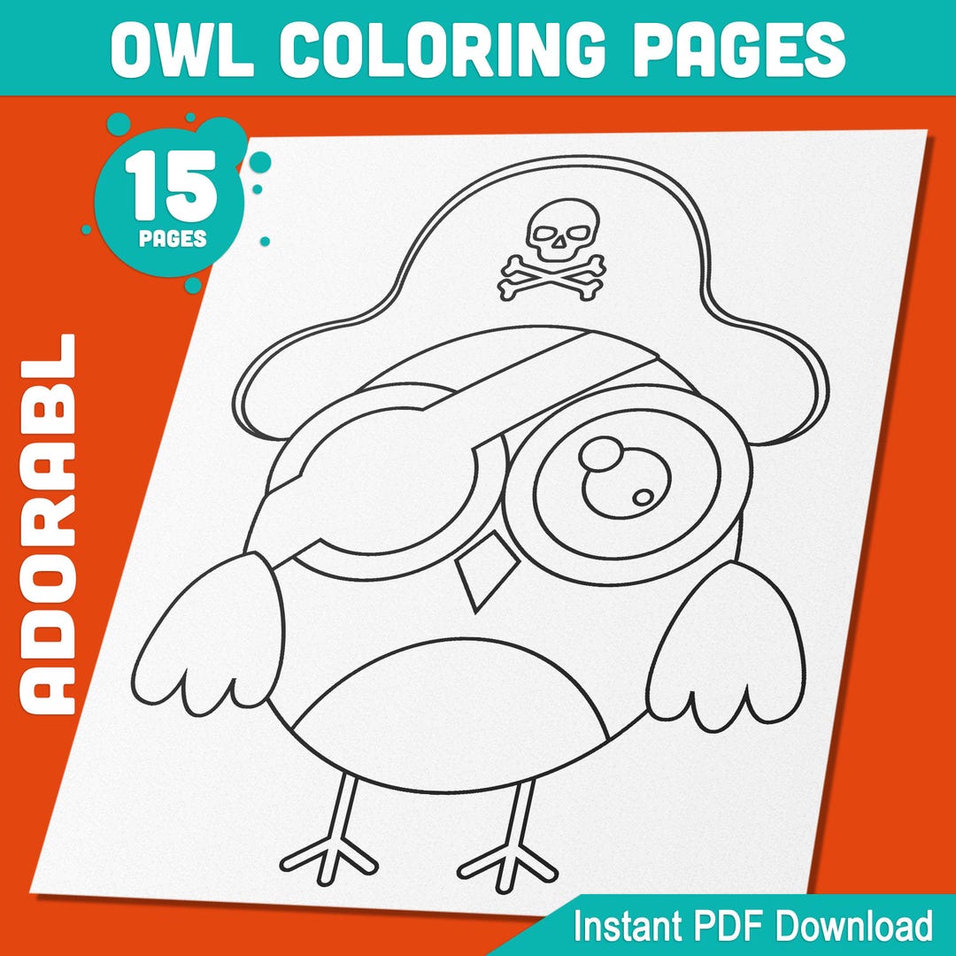 Owl Coloring Pages: 15 Adorable Designs for Preschool and Kindergarten ...