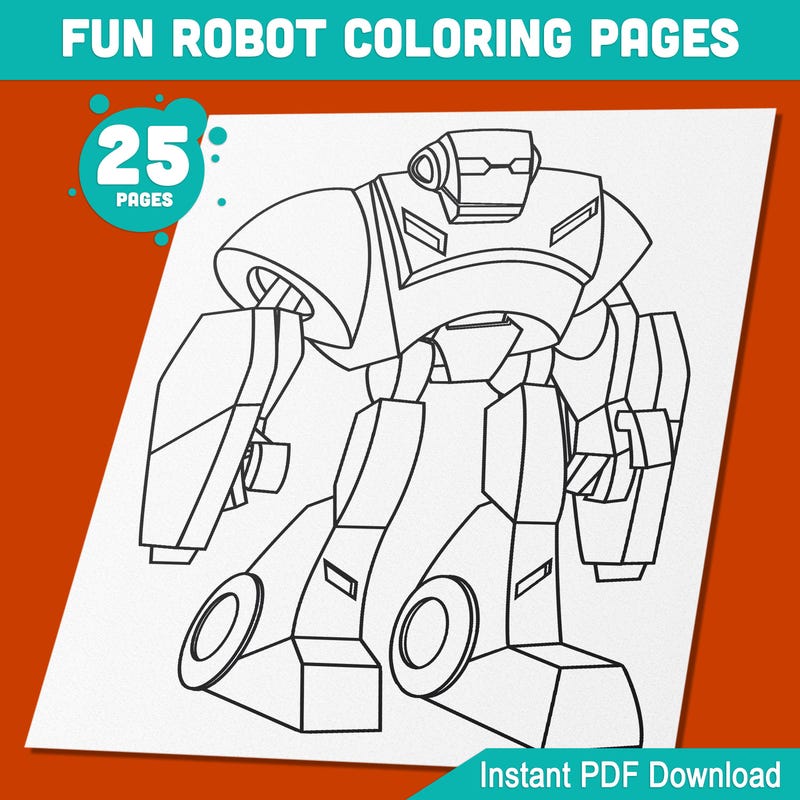 Robot Character Sheet - Etsy