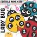 Ladybug Name Craft Activity: Back to School Bulletin Board, 40 Pages, 5 ...