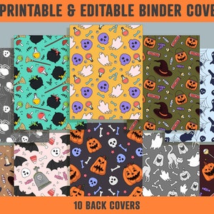 Halloween - the Holiday of the Dead Binder Cover, 10 Printable ...