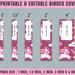 Colorful Unicorn Binder Cover, 10 Printable & Editable Covers + Spines ...