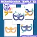 Printable Mermaid Mask Templates: 20 Fun DIY Face Masks for Kids, Pre ...