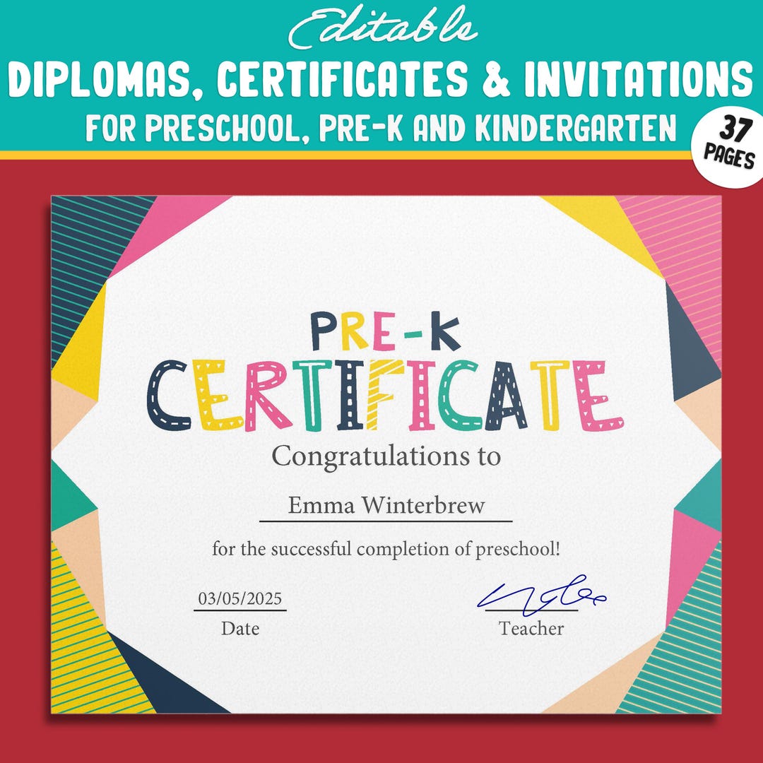 Editable Star Student Certificate, End of the Year Award, Diploma ...