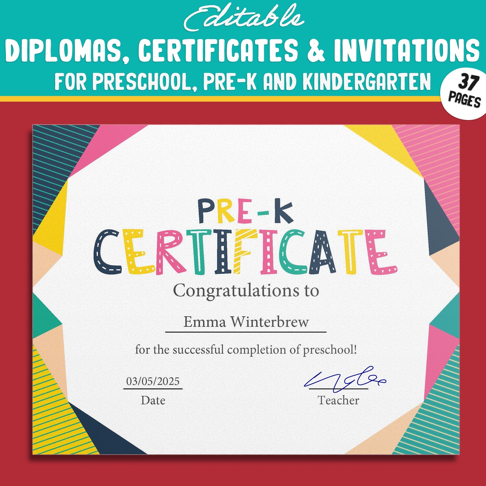 Editable Star Student Certificate, End of the Year Award, Diploma ...