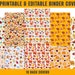 Fall Planner Covers, 10 Editable Binder Covers and Spines, Binder Cover ...