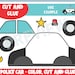 Police Car Craft Activity Color, Cut, and Glue for Prek to 2nd Grade ...