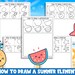 How to Draw Summer Elements (watermelon, Ice Cream Popsicle, Starfish ...