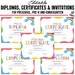 37 Editable Kindergarten, Pre-k, and Preschool Diplomas, Certificates ...