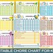 Printable Dinosaur Reward Chart Space Behavior Chart Boy - Etsy