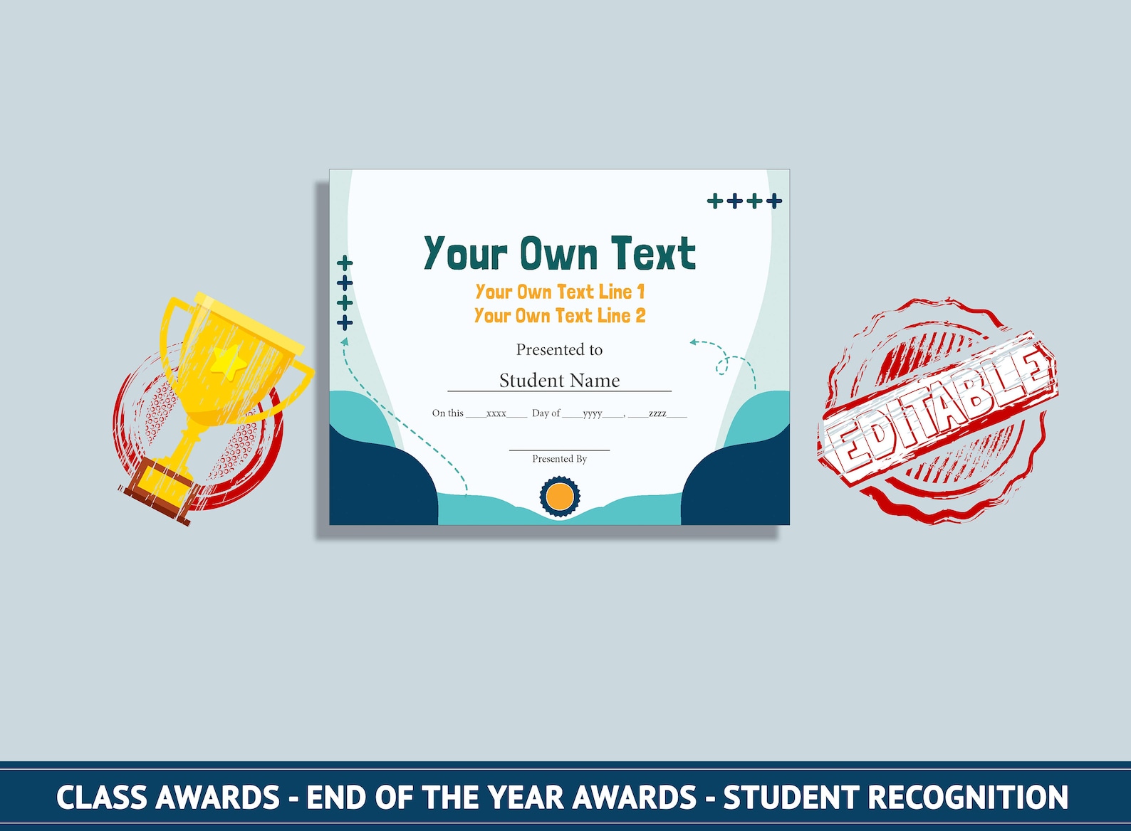 Editable Annual Awards End of the Year Activities End of - Etsy