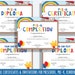 Editable Preschool Certificates, Diplomas, Completions, and Invitations ...